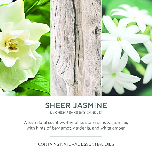 Chesapeake Bay Candle PT42073 Candle, Multi-Wick Ceramic, Sheer Jasmine
