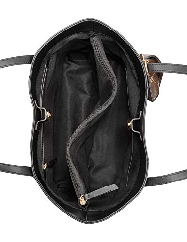 NINE WEST womens Sunnyside Tote CARRYALL, Black, One Size US
