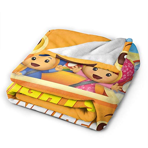 JohnHunt Team Umizoomi Blanket Anime AUltra-Soft Cozy Flannel Blankets Micro-Fleece Sofa Throw Lightweight Microfiber Bedding Blanket 80" x60