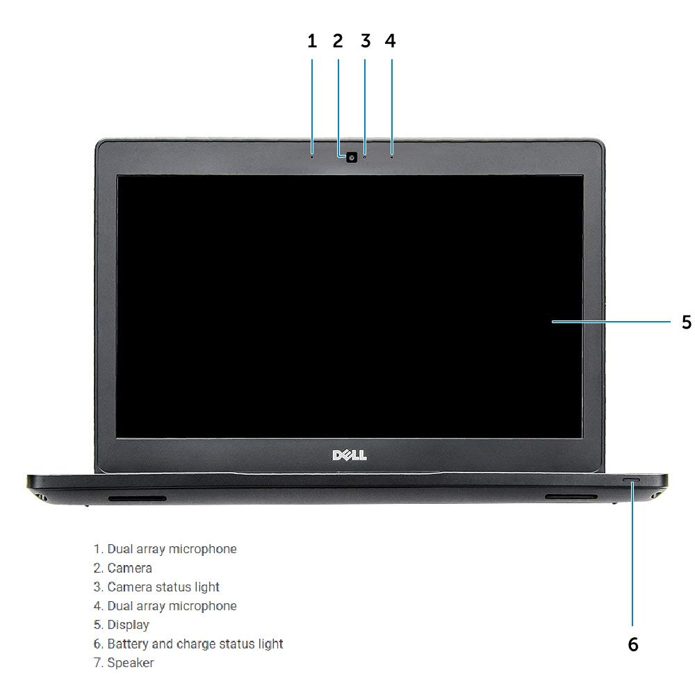 Dell Latitude 5480 | 14 inch Business Laptop | Full HD FHD 1080p | Intel Quad Core i5-6440HQ | 8GB DDR4 | 256GB SSD | Backlit Keyboard | Win 10 Pro (Certified Refurbished)