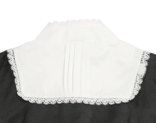 Nite closet Gothic Dress Long Sleeve Black Lolita Vintage Dresses Retro (8-10)…