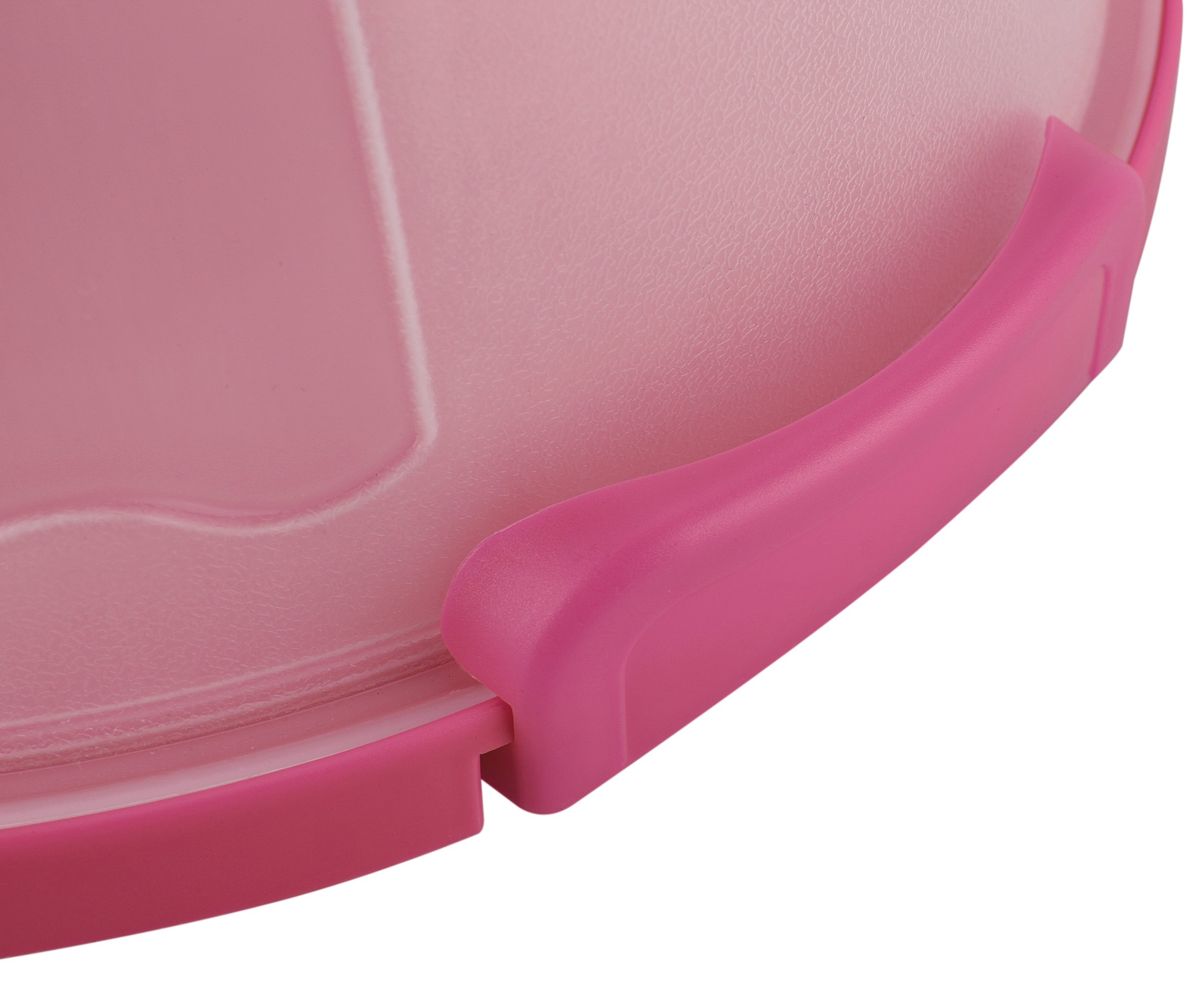 HelloCupcake Portable Cake and Cupcake Carrier / Storage Container - 10.4" Diameter (Inside Cover), Translucent Dome - Perfect for Transporting Cakes, Cupcakes, Pies, or Other Desserts (Fuchsia)