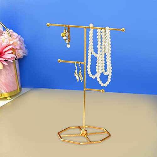 UGPLM Jewelry Organizer Hanger Home Decoration Ornament Durable Necklace Holder Earring Display Stand for Bracelet Closet Ear Hook Vanity Table