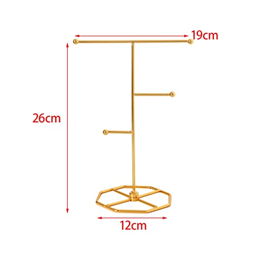 UGPLM Jewelry Organizer Hanger Home Decoration Ornament Durable Necklace Holder Earring Display Stand for Bracelet Closet Ear Hook Vanity Table