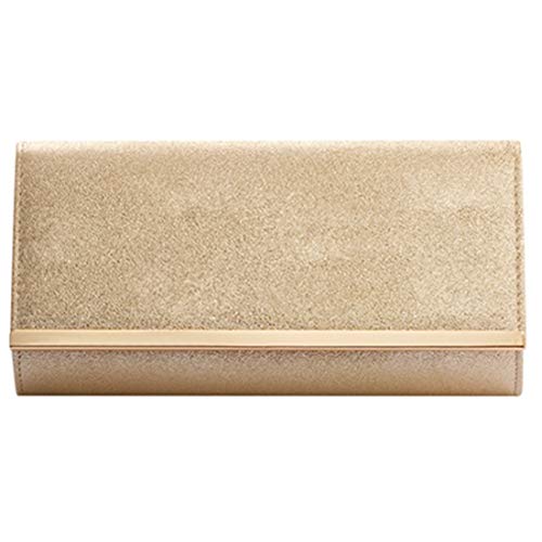 BENCOMOM Gold Clutch,Gold Evening Clutch Purses For Women Evening Gold Shoulder Handbags Bridal Prom Wedding Party gold purse