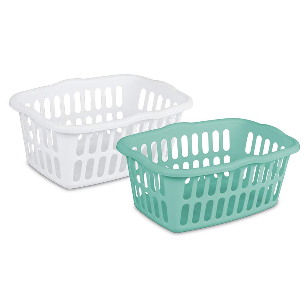 Sterilite Corp. 12459412 Rectangular Laundry Basket (colors may vary)