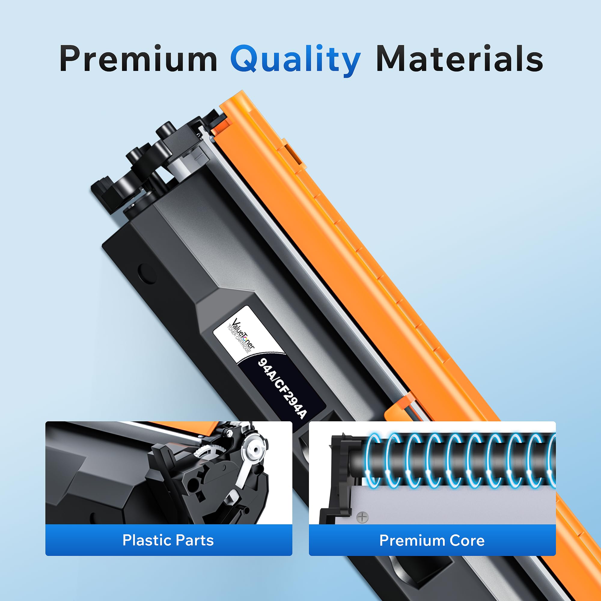 Valuetoner Compatible Toner Cartridge Replacement for HP 94A Toner Cartridge Black CF294A for Pro MFP M118dw,M148dw, M148fdw, M148, M118 Printer (Black, 4-Pack)