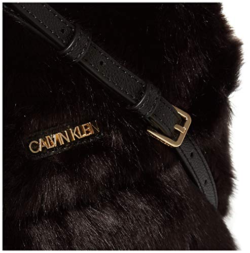 Calvin Klein Leilani Micro Pebble Top Handle Crossbody, Black
