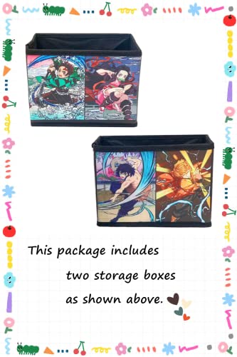 Kerr's Choice Slayer Room Decor Figures Slayer Room Storage Box Slayer Office Storage Men Boy Anime Slayer Decor Items