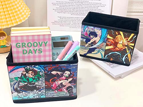 Kerr's Choice Slayer Room Decor Figures Slayer Room Storage Box Slayer Office Storage Men Boy Anime Slayer Decor Items