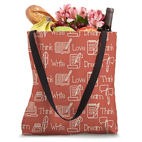 Writer Write Biographer Novelists Author Writing Gifts Tote Bag