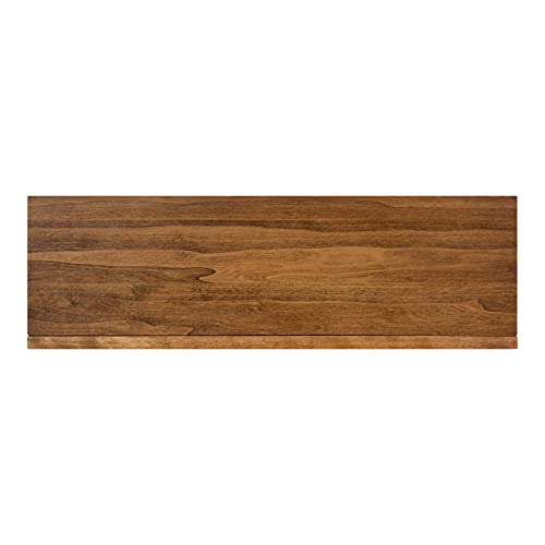 Kate and Laurel Rigby Farmhouse 3-Tier Wall Shelf, 25 x 8 x 28, Rustic Brown and Black, Decorative Modern Floating Shelves for Wall