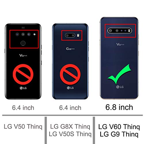 Osophter for LG V60 ThinQ Case, LG V60 Case Clear Transparent Reinforced Corners TPU Shock-Absorption Flexible Cell Phone Cover for LG V60 ThinQ(Clear)