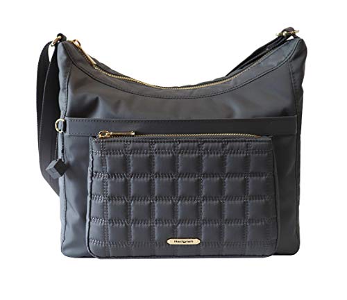 Hedgren Kalpana Quilted Hobo Shoulder, Iron Gate
