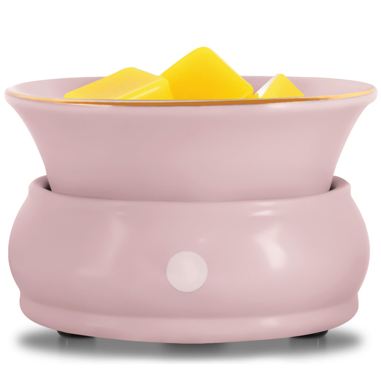 Bobolyn Wax Candle Melt Warmer Burner - 3-in-1 Ceramic Essential Oil Burner Electric Scented Fragrance Candle Melter for Home Office Bedroom Living Room Decor