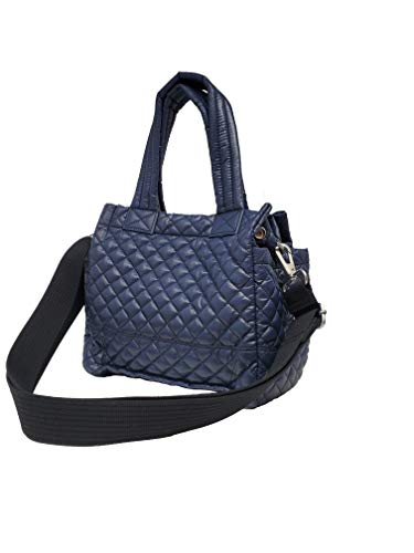 CLARANY Quilted Mini Tote water repellent (Navy)