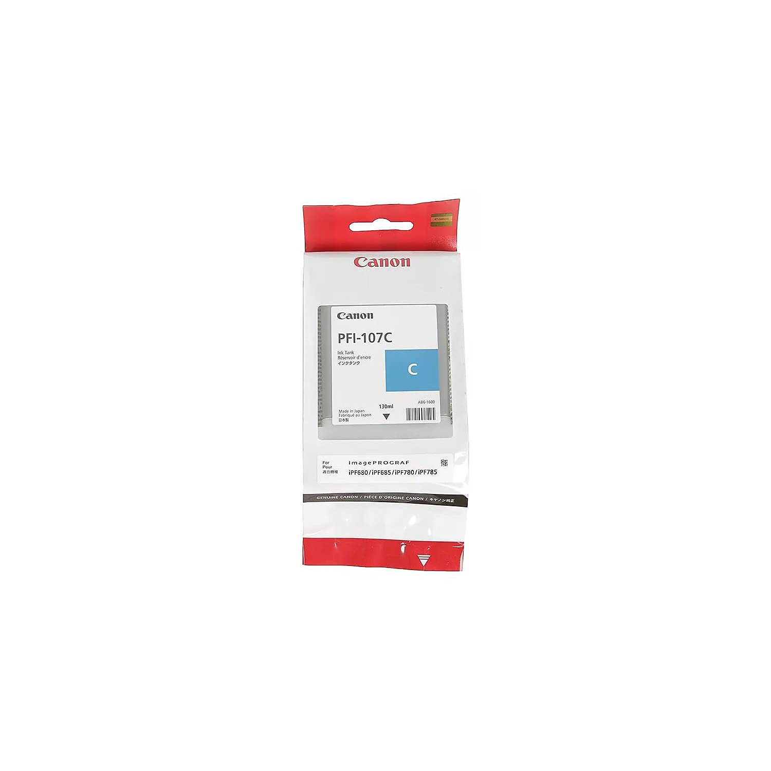 Canon - Pfi-107C Cyan Ink 130Ml Product Category: Large Format Printer Ink/Large Format Printer Ink Graphic Art