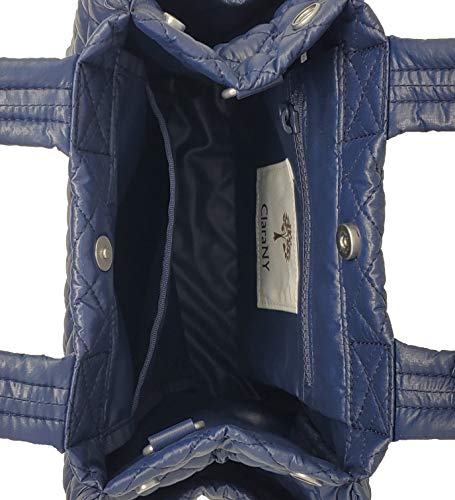 CLARANY Quilted Mini Tote water repellent (Navy)