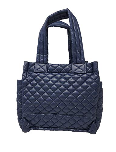 CLARANY Quilted Mini Tote water repellent (Navy)