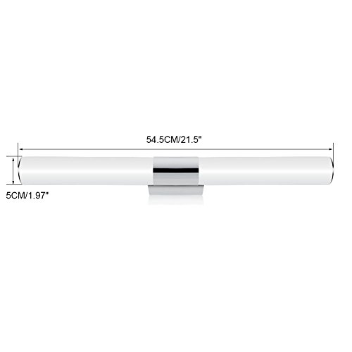LED Modern Bathroom Vanity Wall Light, Mirror Lighting Fixture Indoor Wall Lamp for Closet, Cabinet, Makeup Mirror(Cool White)