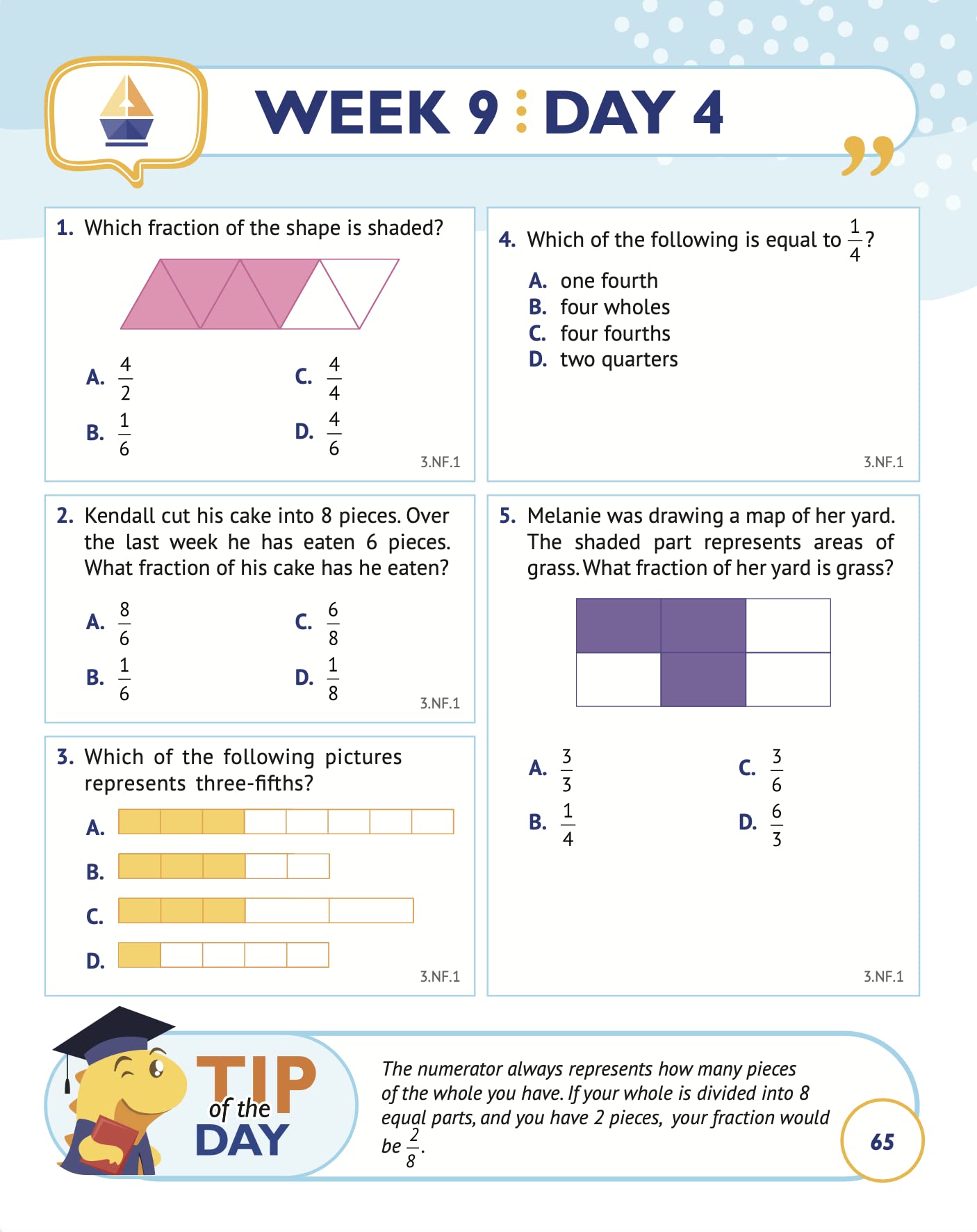 3rd Grade Common Core Math: Daily Practice Workbook - Part I: Multiple Choice | 1000+ Practice Questions and Video Explanations | Argo Brothers (Common Core Math by ArgoPrep)