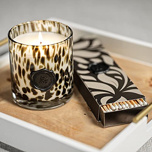 Zodax-Apothecary Guild Opal Glass Candle Jar in Gift Box (Blk Fig Vetiver)