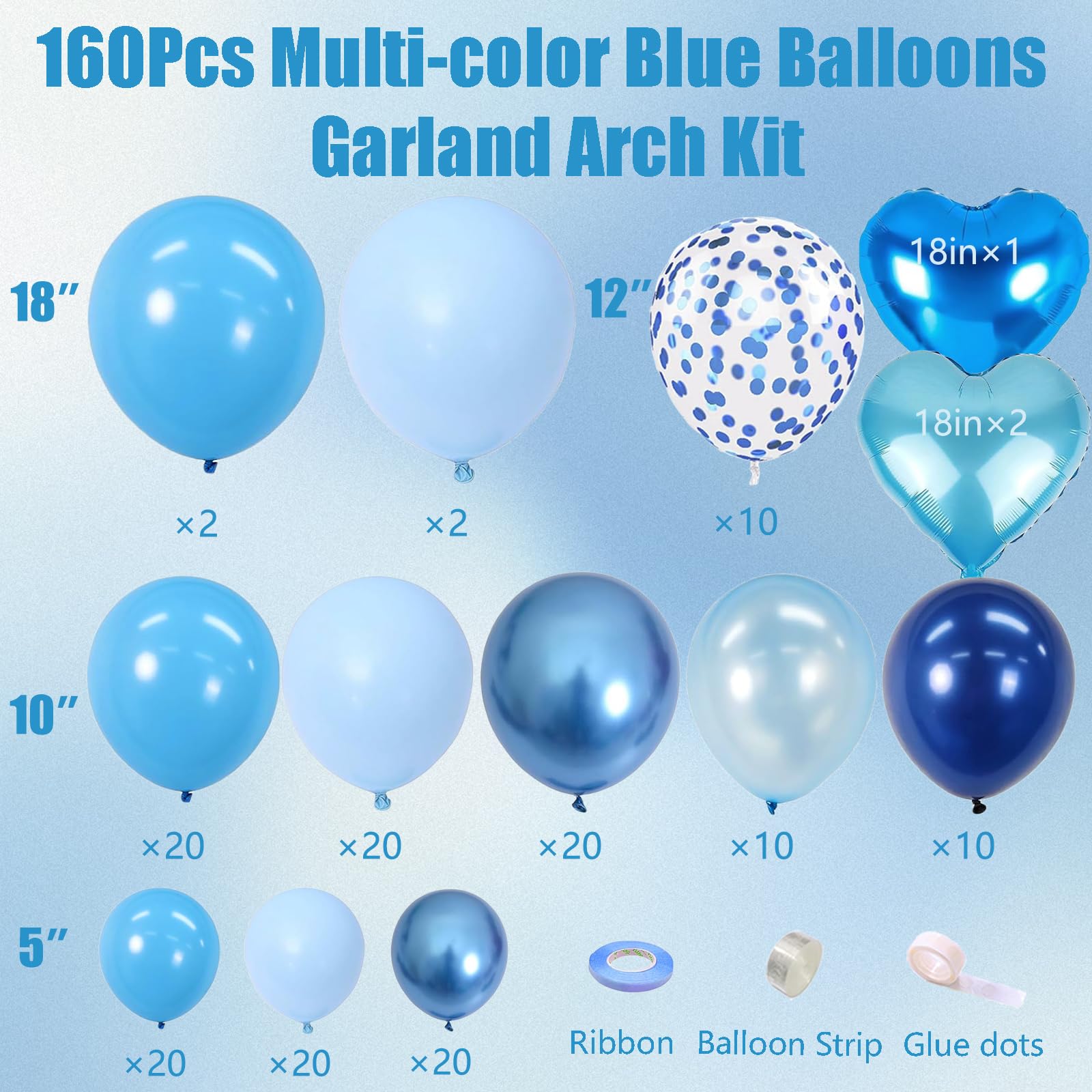 Futureferry Balloon Garland Arch Kit-116 Pcs White and Gold Balloons-Wedding Birthday Bachelorette Engagements Anniversary Party Backdrop DIY Decorations