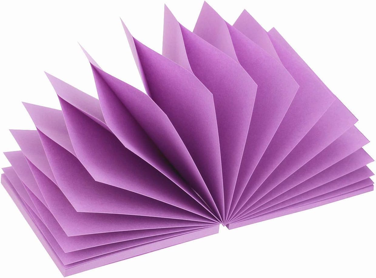 Early Buy Pop Up Sticky Notes 3x3 Refills Self-Stick Notes 6 Pads, 6 Bright Colors, 100 Sheets/Pad (6 Bright)