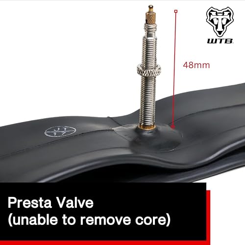 WTB Presta 27.5 Mountain Bike Tube | 27.5 x 1.75-2.1 48mm Valve | Mountain Bike Inner Tube for 27.5 Bikes, Durable While Lightweight