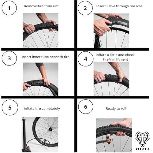 WTB Presta 27.5 Mountain Bike Tube | 27.5 x 1.75-2.1 48mm Valve | Mountain Bike Inner Tube for 27.5 Bikes, Durable While Lightweight