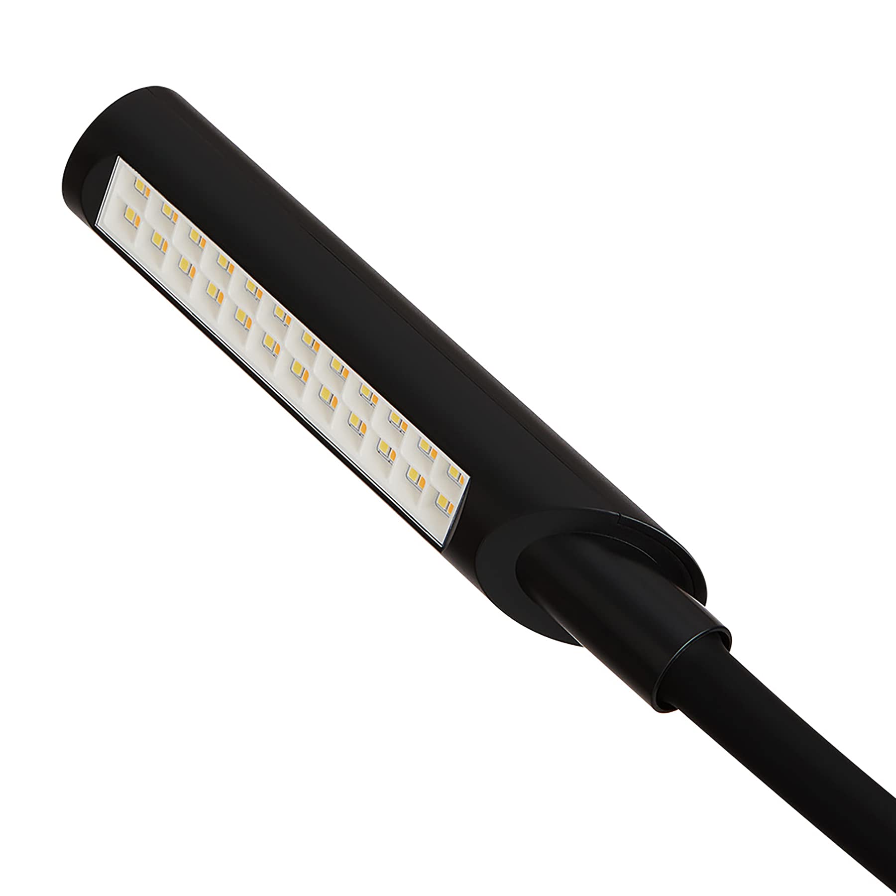 Reliable UberLight Flex 4200TL Task Light β LED Portable Desk Light with Round Base, USB Connection, 26.5β Flexible Gooseneck, 270Β° Rotational Head, and up to 60,000 Hours of Use (Black)