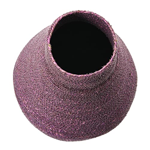 Bloomingville Hand-Woven Seagrass, Lilac Color Basket