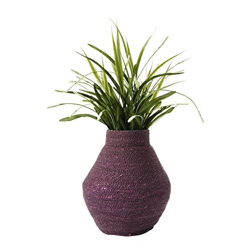 Bloomingville Hand-Woven Seagrass, Lilac Color Basket