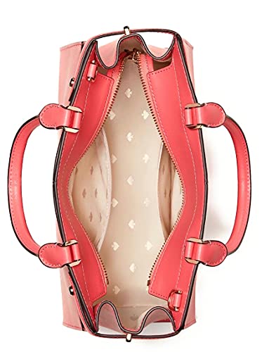 Kate Spade Cameron Staci Medium Satchel Garden Pink Crossbody Saffiano Leather