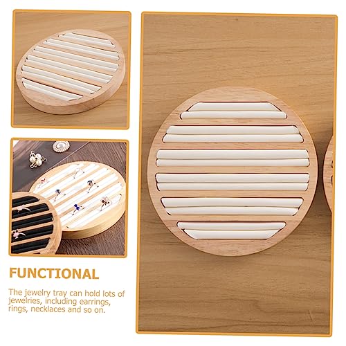 Zerodeko 2pcs Ring Storage Tray Ring Display Tray Bracelet Ring Holder Ring Display Organizer Display Tray for Multiple Rings Vanity Ring Organizer Rings Holder for Display Rings Organizer