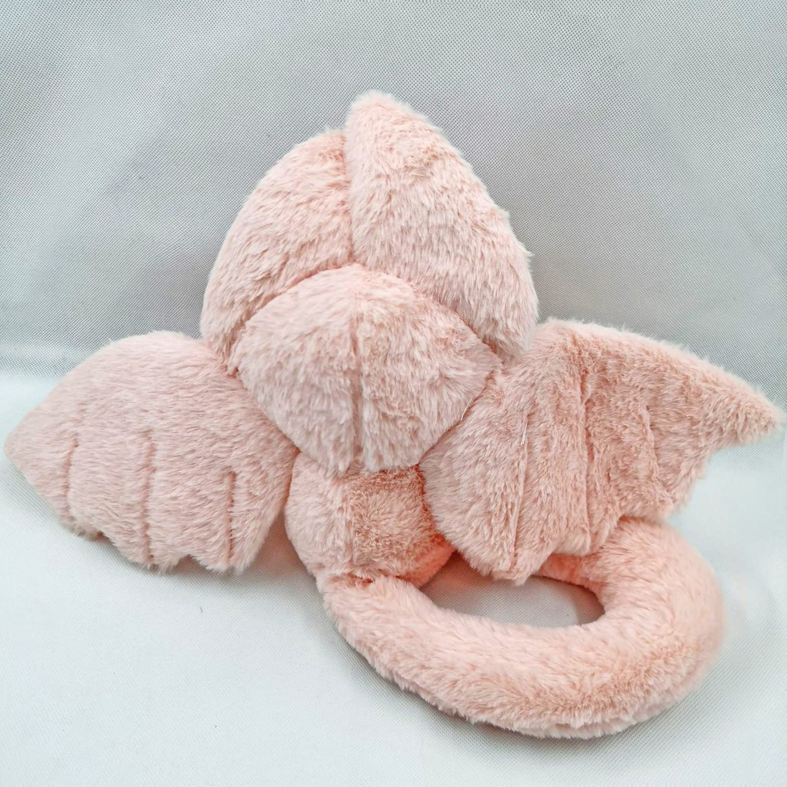PEACH CAT Cute Bat Bunny Plush Pillow Kawaii Bat Rabbit Stuffed Animal for Kids Pink 12"
