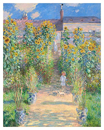 Classic Art Prints | Monet Paintings by Ink Inc. | Impressionist Master Painters Wall Decor | Waterlilies Sunflowers Ocean | Set of 6 8x10 Unframed