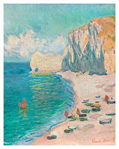 Classic Art Prints | Monet Paintings by Ink Inc. | Impressionist Master Painters Wall Decor | Waterlilies Sunflowers Ocean | Set of 6 8x10 Unframed