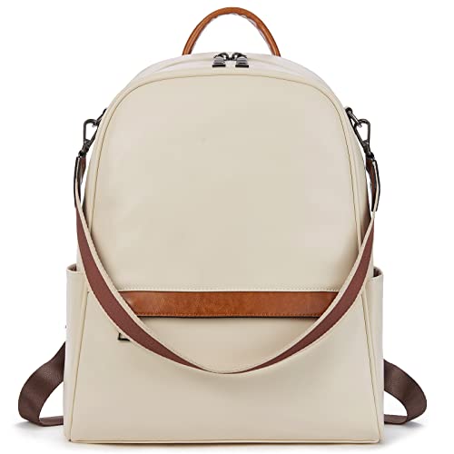 BROMEN Backpack Purse for Women Leather Designer Travel Backpack Large Fashion College Shoulder Bags