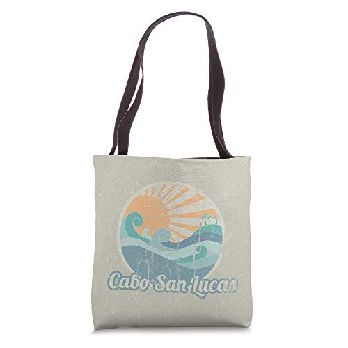 Cabo San Lucas Beach Gift Vintage Surfer Island Beach Tote Bag