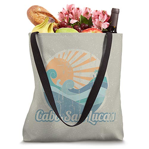 Cabo San Lucas Beach Gift Vintage Surfer Island Beach Tote Bag