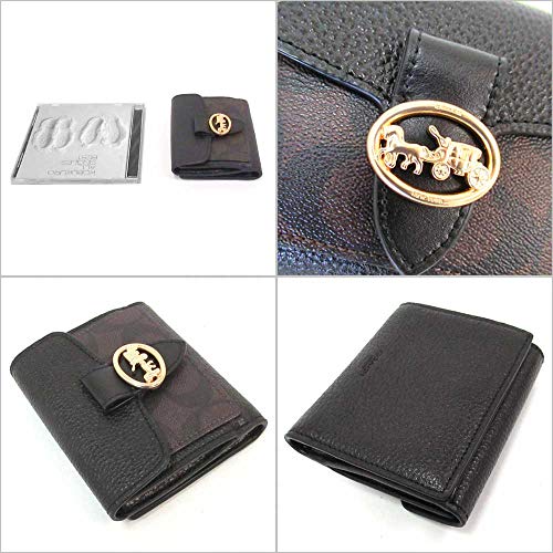 Coach Georgie Small Wallet in Signature Canvas