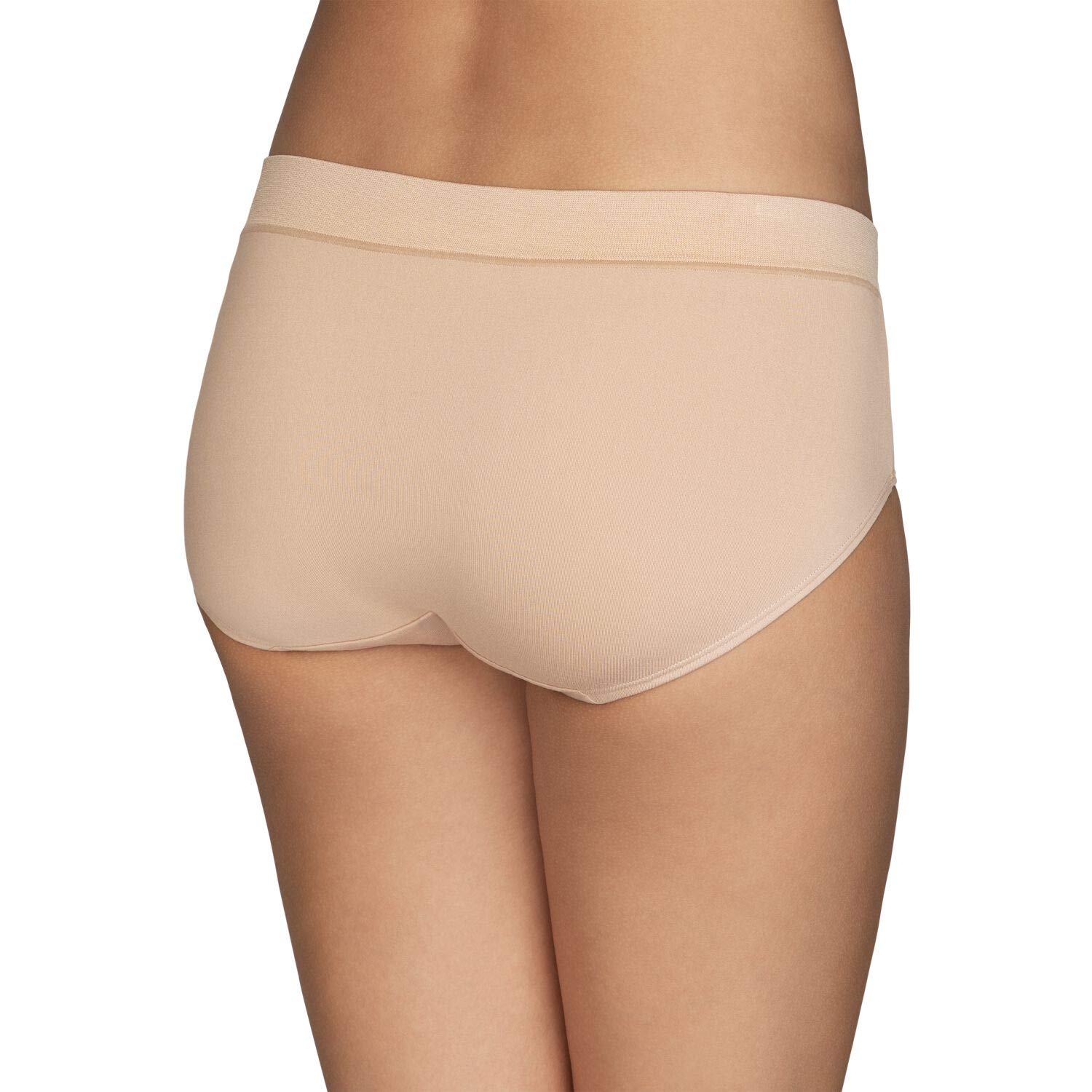 Vanity Fair Womens Beyond Comfort Seamless Waistband Hipster Panty, 6