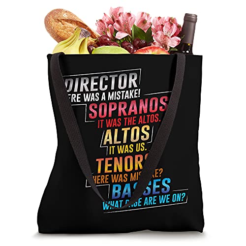 Choir Director Gifts Choir Director Shirt Funny Choir Tote Bag
