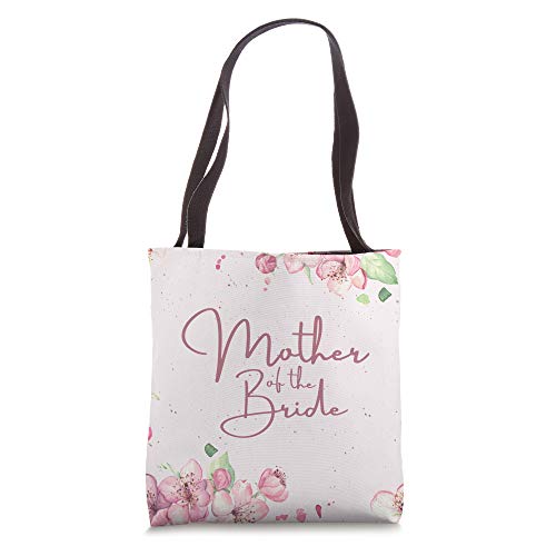 Mother Of The Bride Pink Cherry Blossom Floral Tote Bag