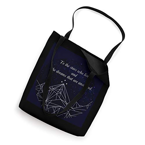 Bookworm ACOMAF To the Stars Night Court Bookish Tote Bag