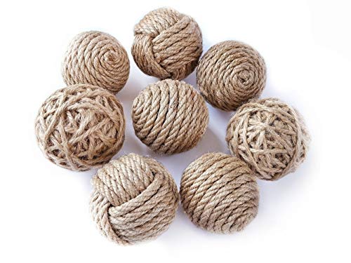 Elkpruu Orbs Decorative Balls Set of 8 for bowls, Perfect Decorative Balls of Vase Filler for Farmehouse Christmas Ornaments 2020
