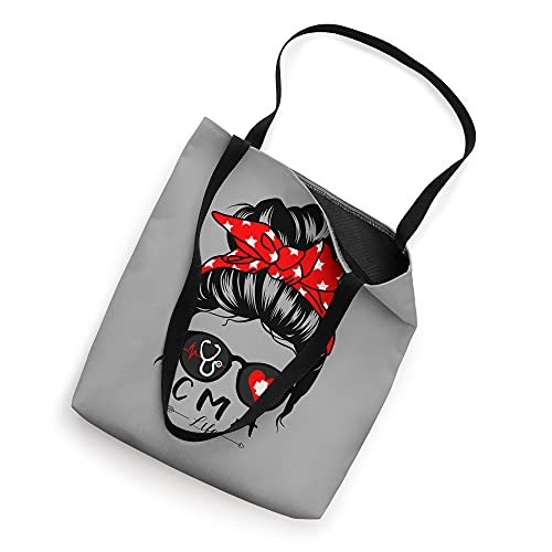 CMA Life Messy Bun Hair Funny Certified Medical Assistant Tote Bag