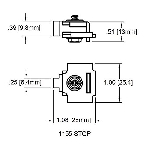 CRL 1155 CRL Door Stop for Bi-Passing Doors