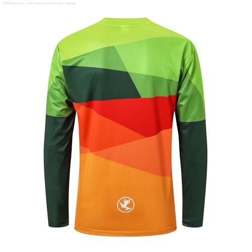 UGLY FROG Designs Cycling MTB Bicycle Mountain Bike Jersey Shirt for Men, Sprint & Symmer Baseball Jersey Long Sleeve